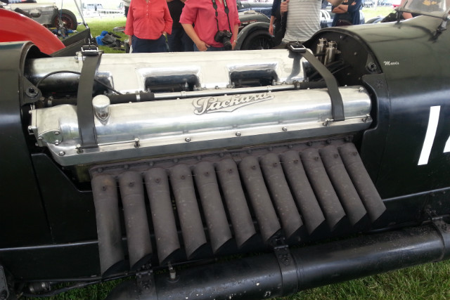 V24 Engine Car